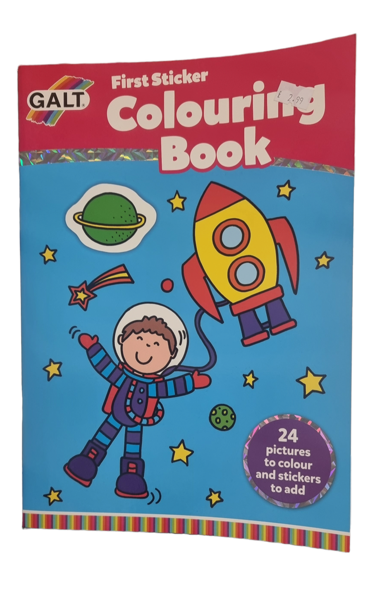 Galt First Sticker Colouring Book – Tiny Tots Store Ltd