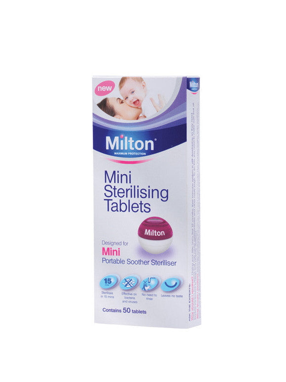 Milton Mini Sterilising Tablet (50s) – Tiny Tots Store Ltd
